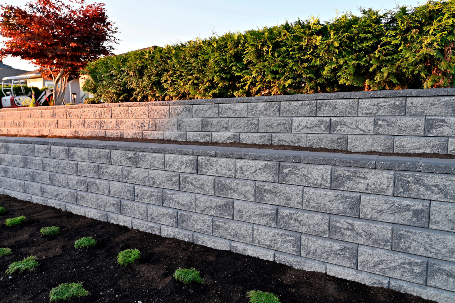 Armour Stone Retaining Walls | Second Nature Land Design Armour Stone Retaining Walls | Second Nature Land Design